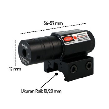 Laser Red Dot Original - Sniper Warrior